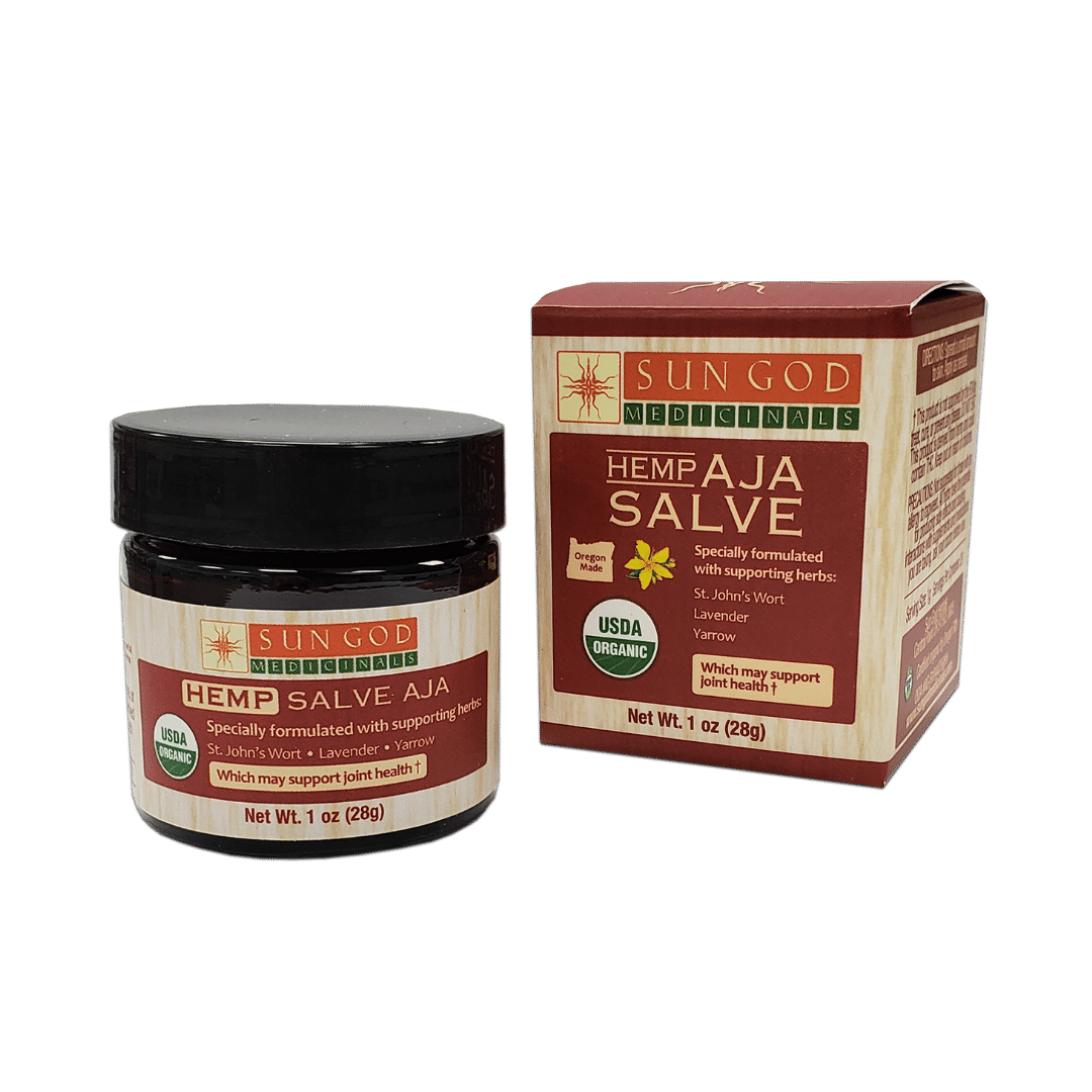Organic Aja Joint Hemp Salve 1oz. | Hemp Salves | Sun God Medicinals