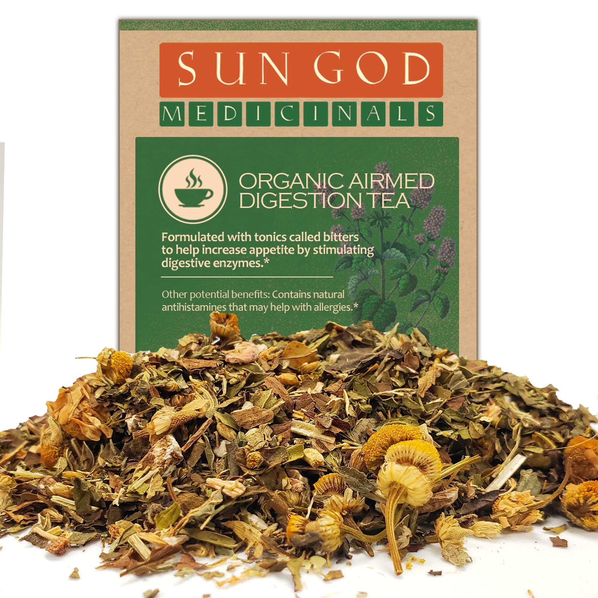 Airmed Loss of Appetite Organic Tea | Sun God Medicinals